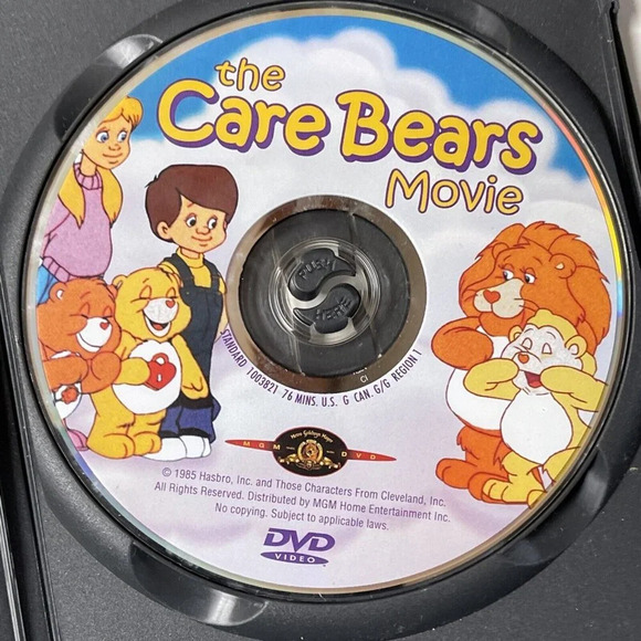 Hasbro | Media | The Care Bears Movie Dvd 985 Cartoon Animated Hasbro ...